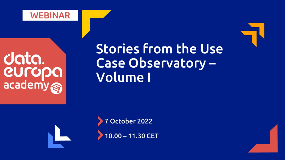 Stories from the Use Case Observatory | data.europa.eu